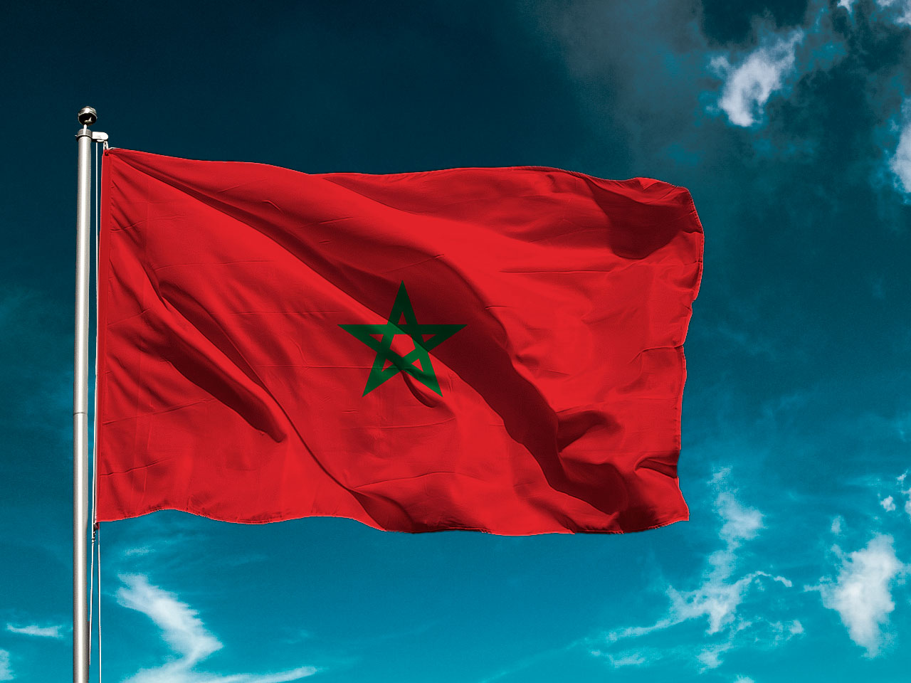 Printable Moroccan Flag Printable Moroccan Flag
