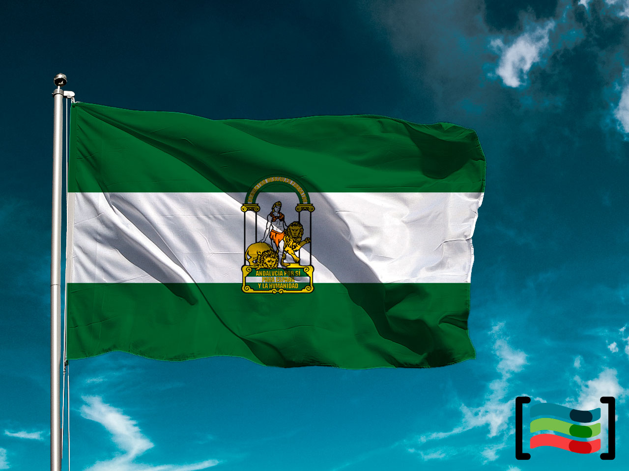 Comprar Bandera de Andalucía- Comprarbanderas.es